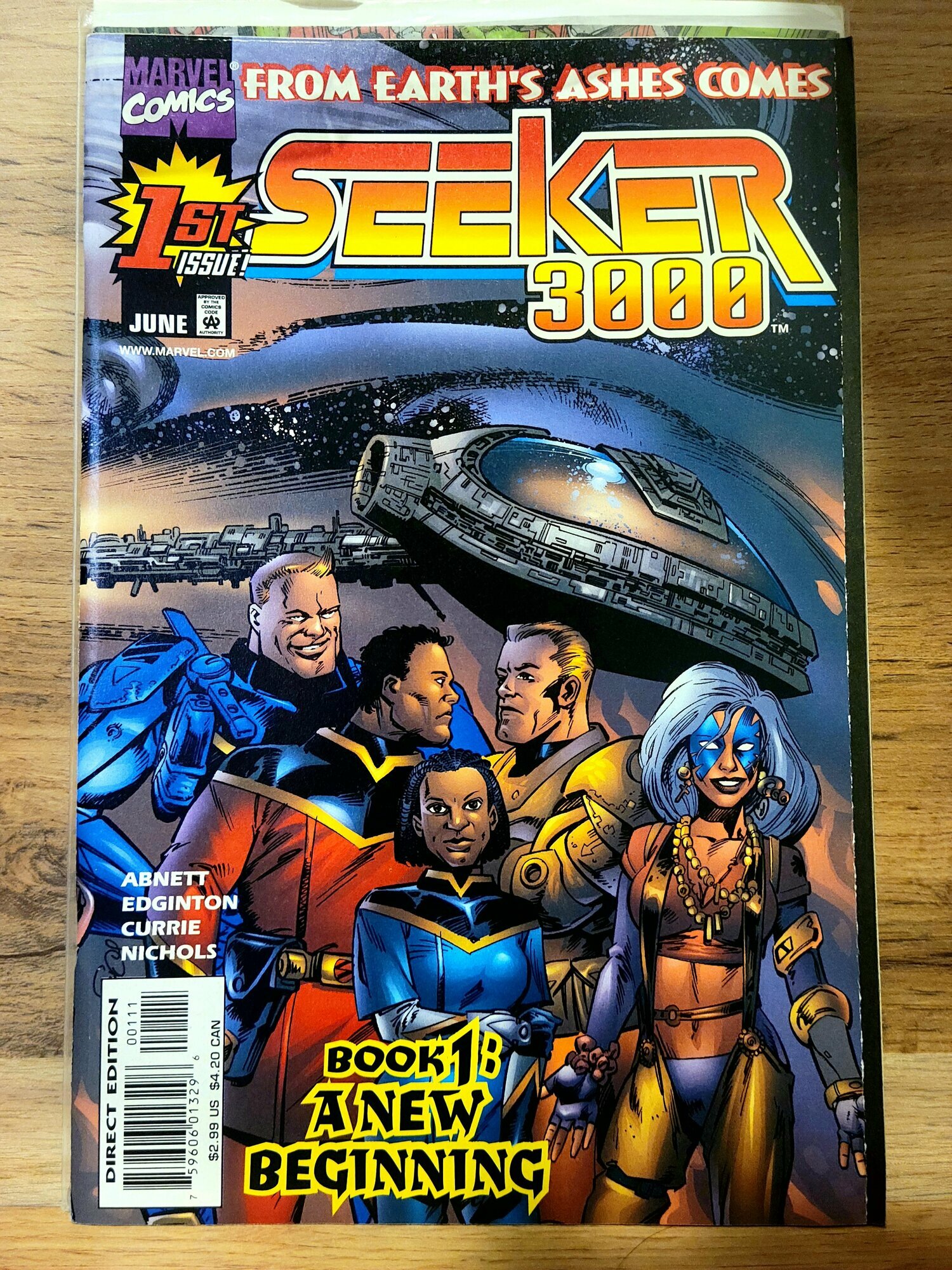 Ретро Комикс Seeker 3000 #1. 1997 Год. Оригинал!