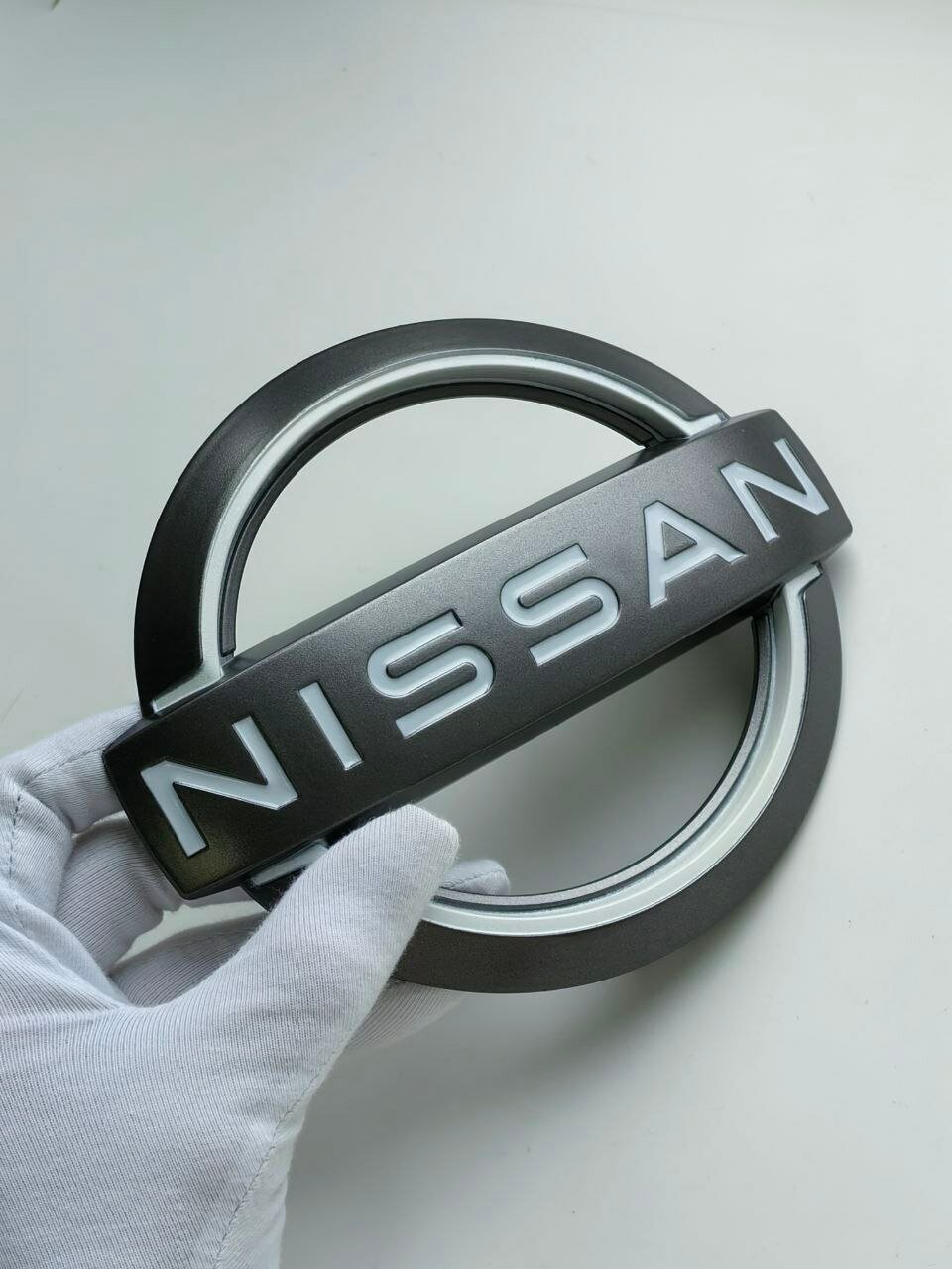 Эмблема Nissan 153*133 мм шильдик логотип Nissan Ниссан значок на автомобиль