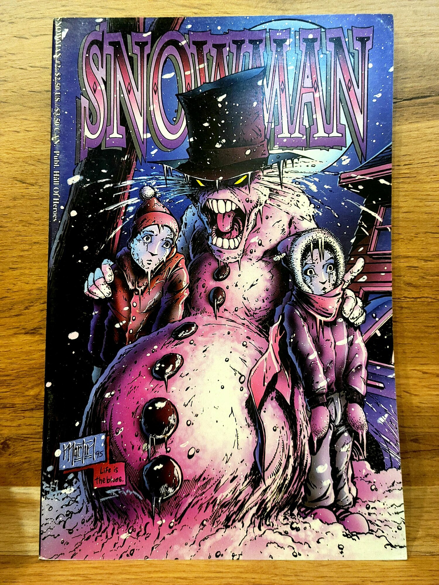 Ретро Комикс Snowman. 1993 Год