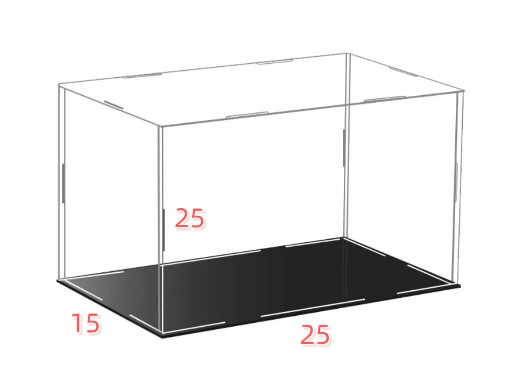 Купол от пыли для румбоксов и сборных моделей 25x15x25 см