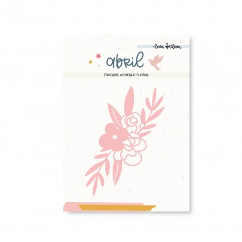 Штамп для скрапбукинга "Abril" (4.5x10.5 cm)