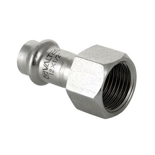 Переход на внутреннюю резьбу VALTEC VTi.902 - 18 x 1/2" (прессовой, для труб из нержавеющей стали)