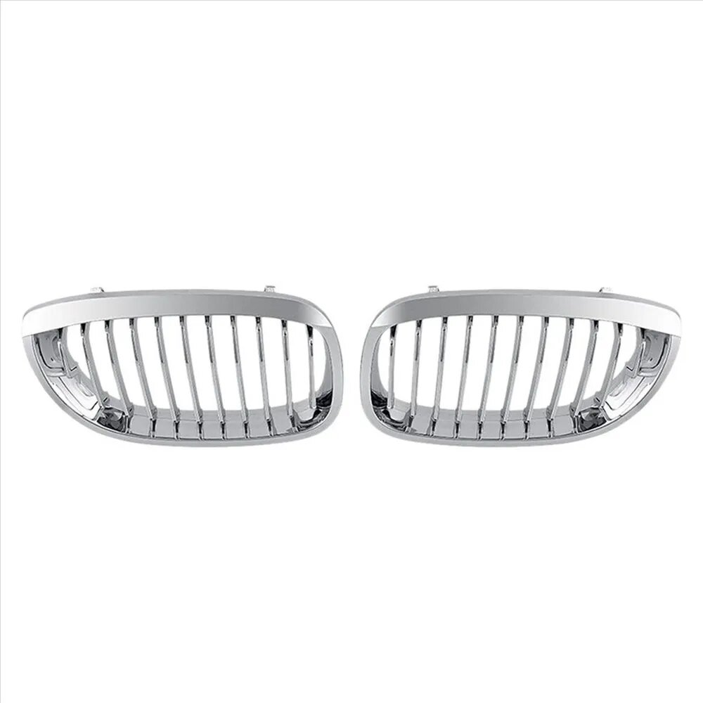 Для-BMW E46 3 Series Coupe Cabriolet 2-Door LCI 2003-2006 Передний капот Центральная решетка радиатора (хром, однорядная)