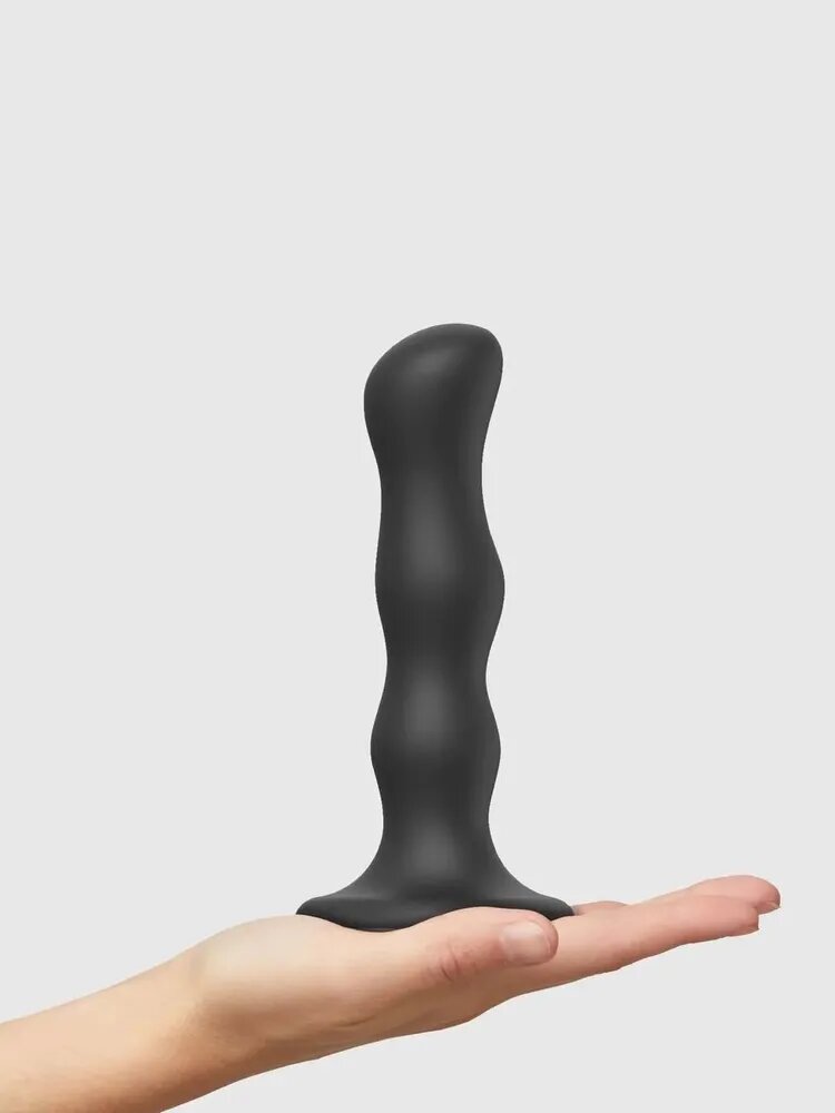 Фаллоимитатор страпон Strap-On-Me Dildo Geisha Ball черный XL, 17,7 см