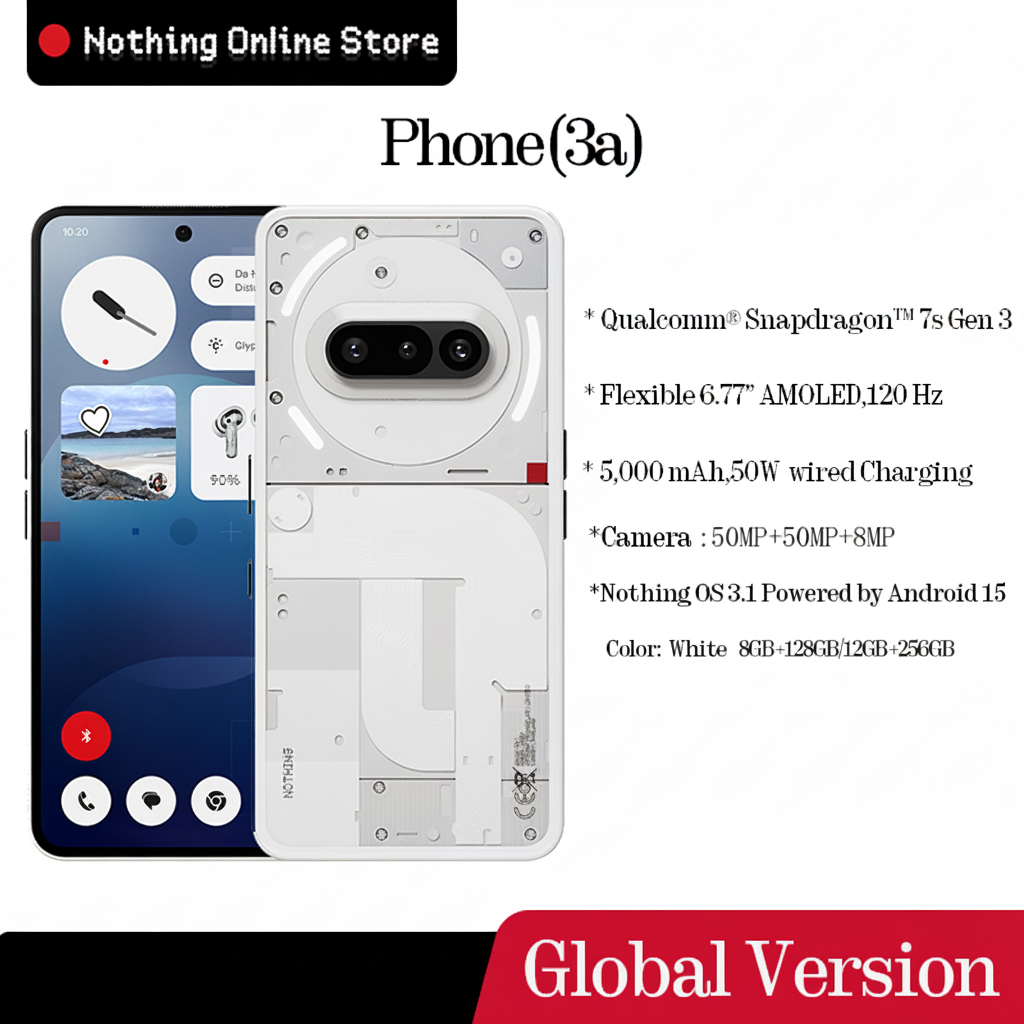 Смартфон NOTHING Phone (3a), 8/128ГБ