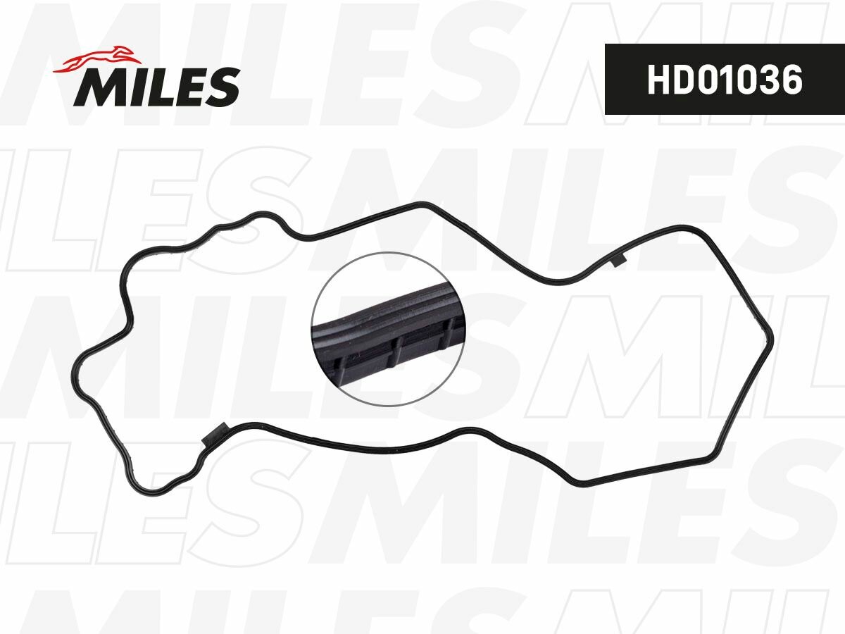 MILES Прокладка клапанной крышки HONDA ACCORD VIII универсал (CW) / HONDA CIVIC IX (FK) HD01036