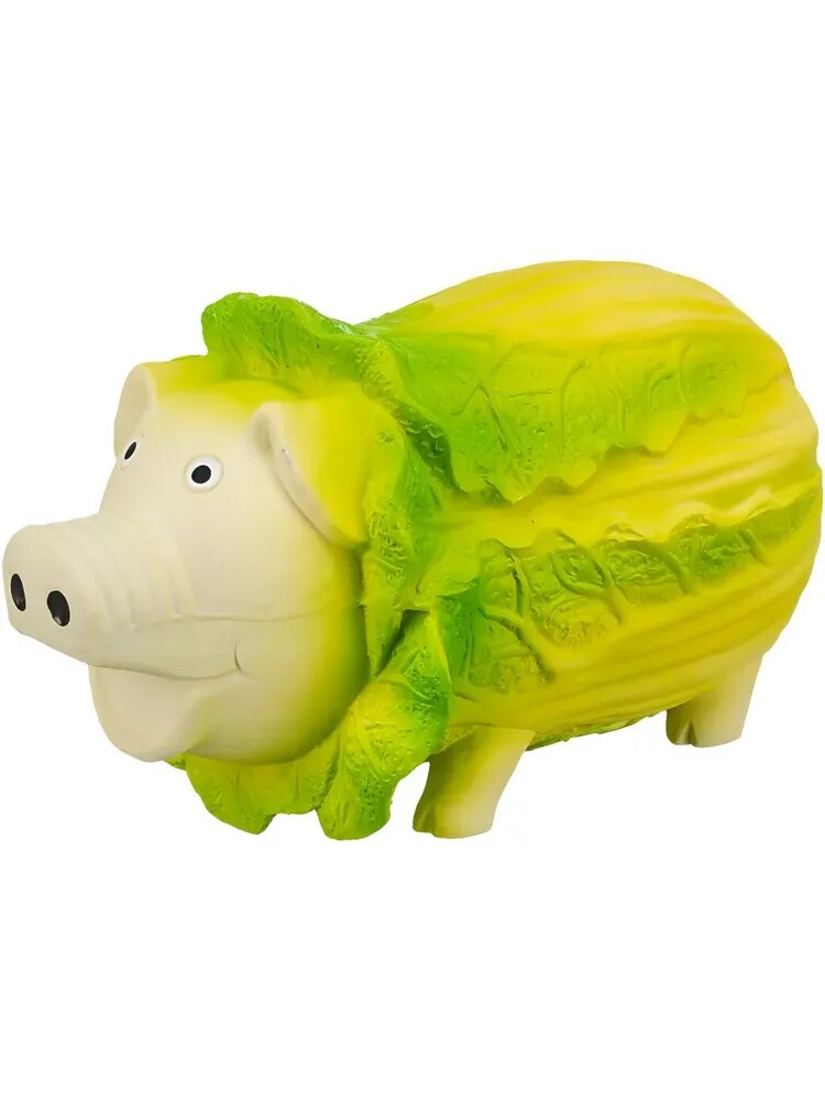 Игрушка для собак Трикси, Свинка-капуста, 18см