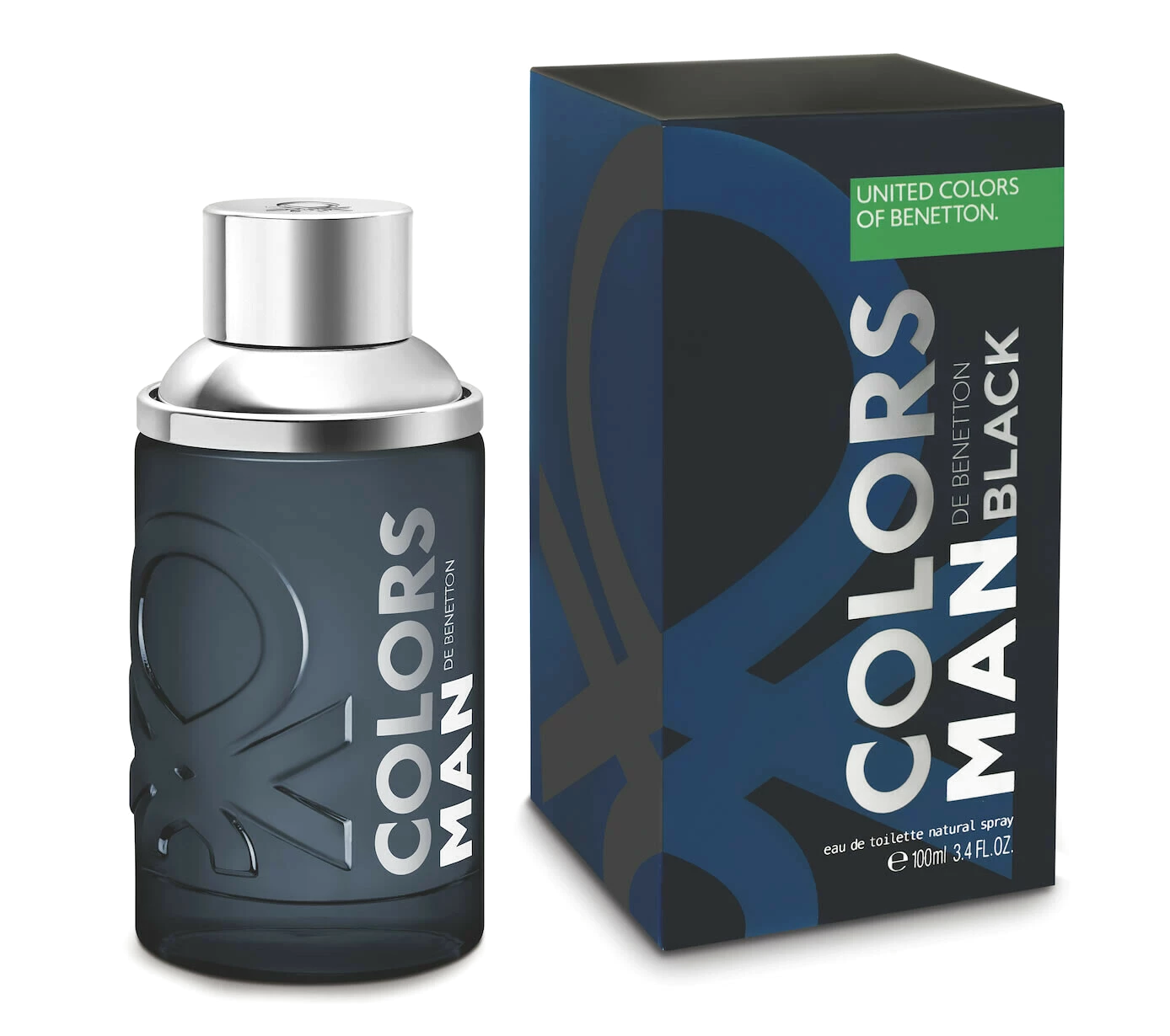 Benetton Colors Man Black eau De toilette для мужчин 100 мл / Бенеттон Цвета Мэн Черный