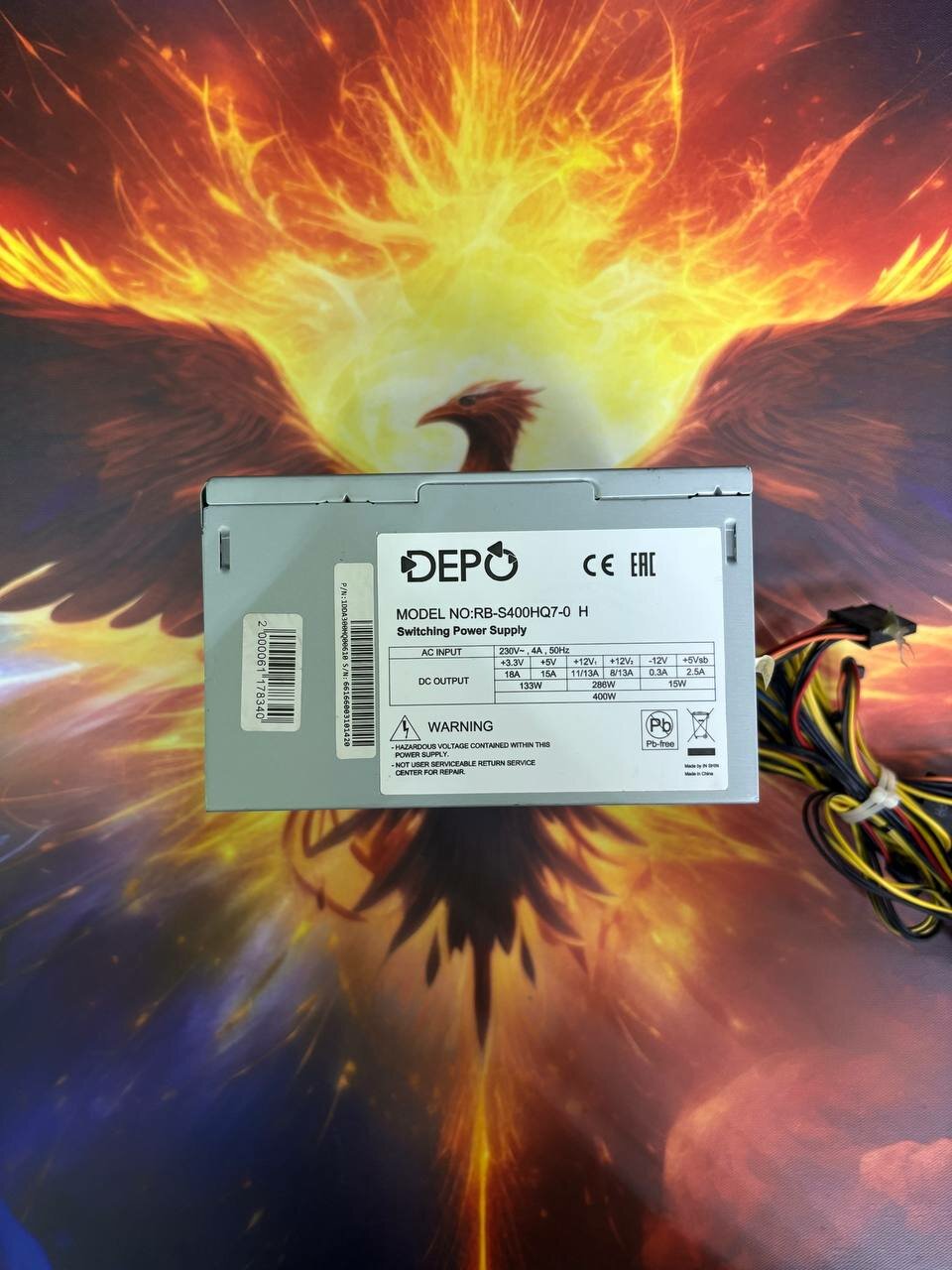 Блок питания 400W DEPO RB-S400HQ7-0 H