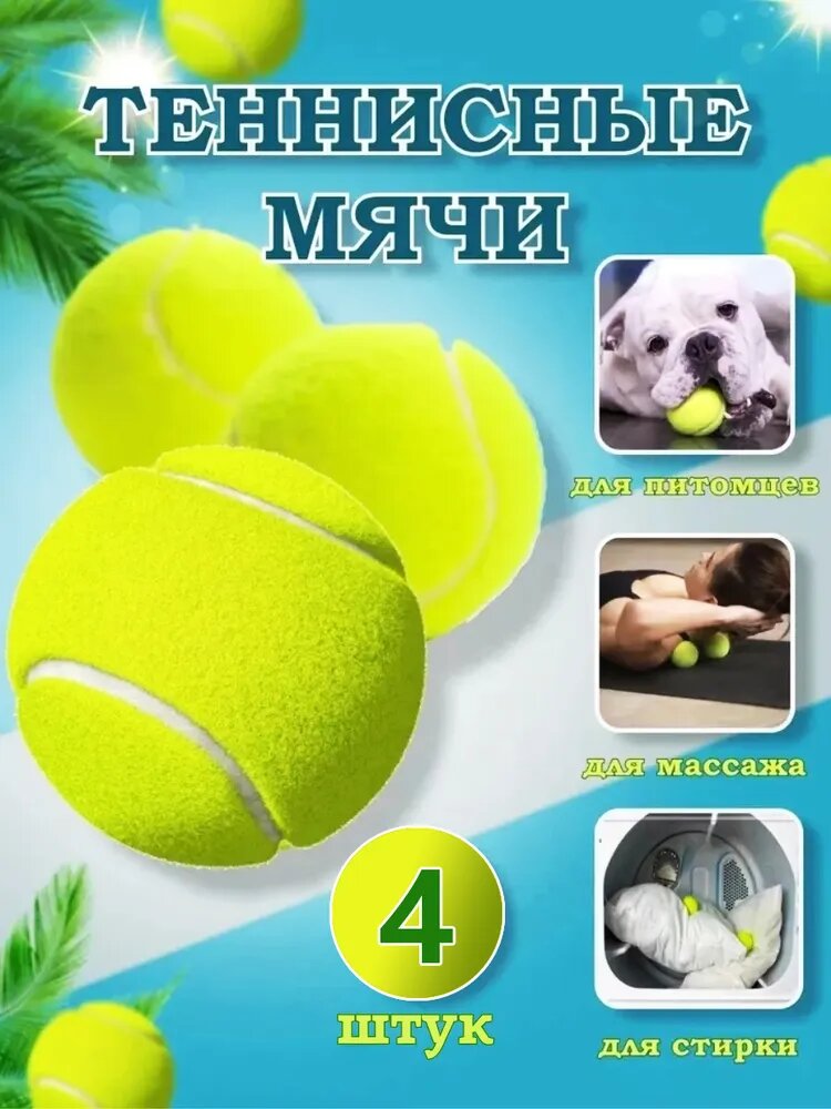 Montions Мяч теннисный, 4 шт