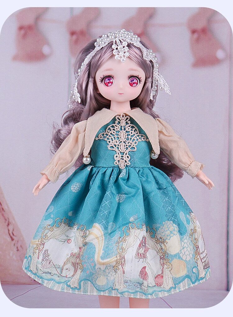 Starlight Eyes Дуо Руоми одежда только без куклы, 30см аниме платье