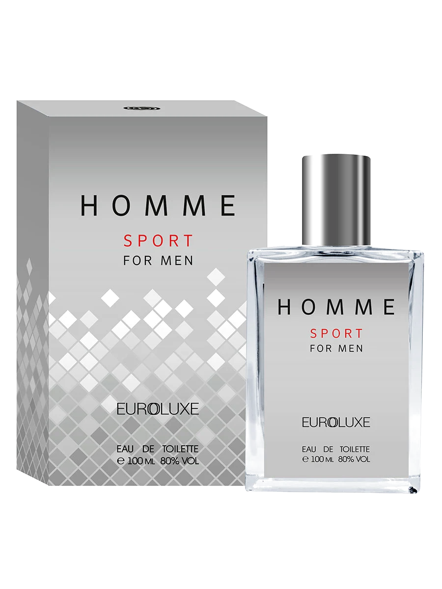 Мужская туалетная вода Euroluxe Homme Sport 100 мл / Евролюкс Хомме Спорт парфюм
