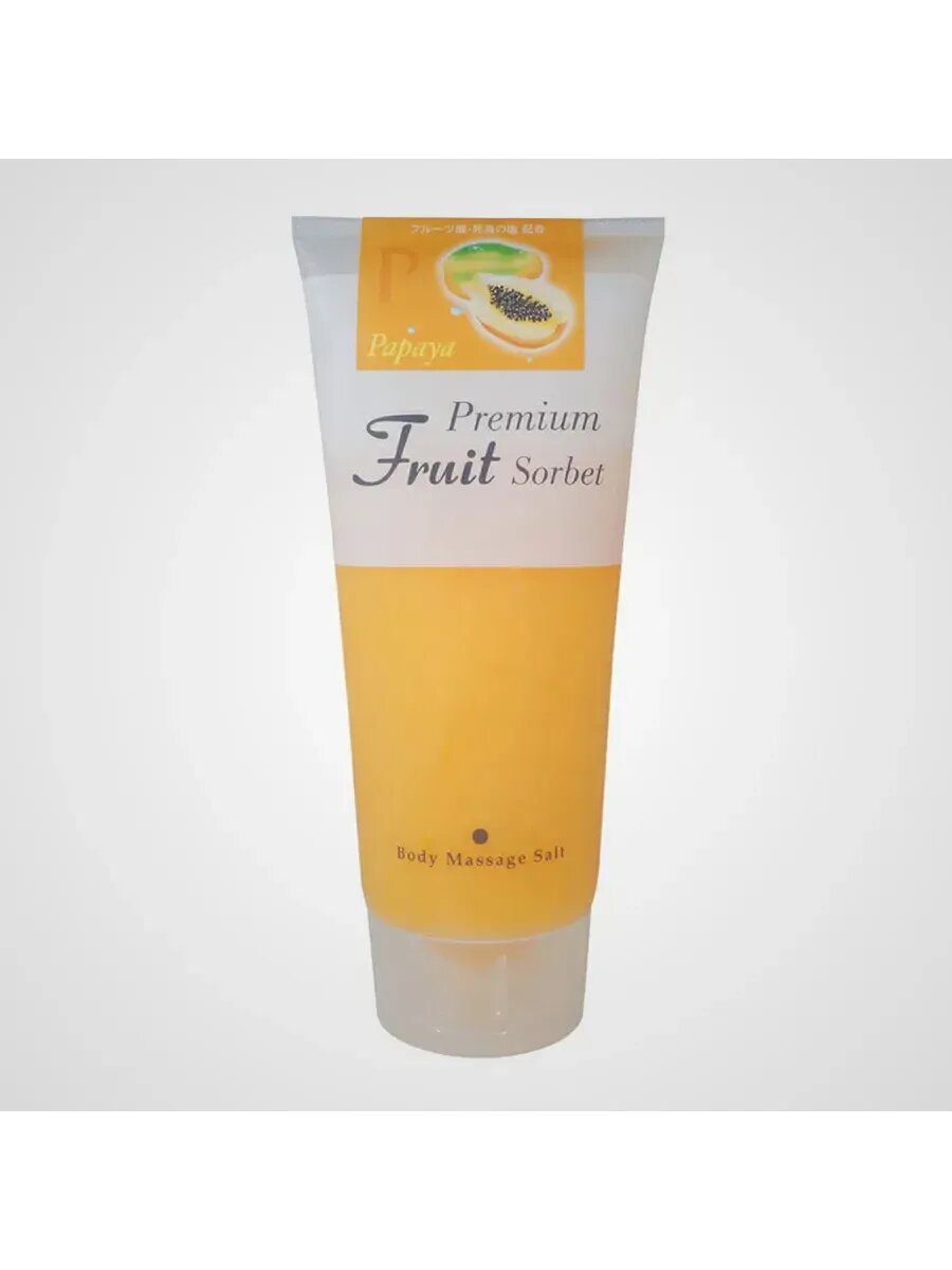 O Premium Fruit Sorbet Body Massage Salt Papaya Скраб 500 гр