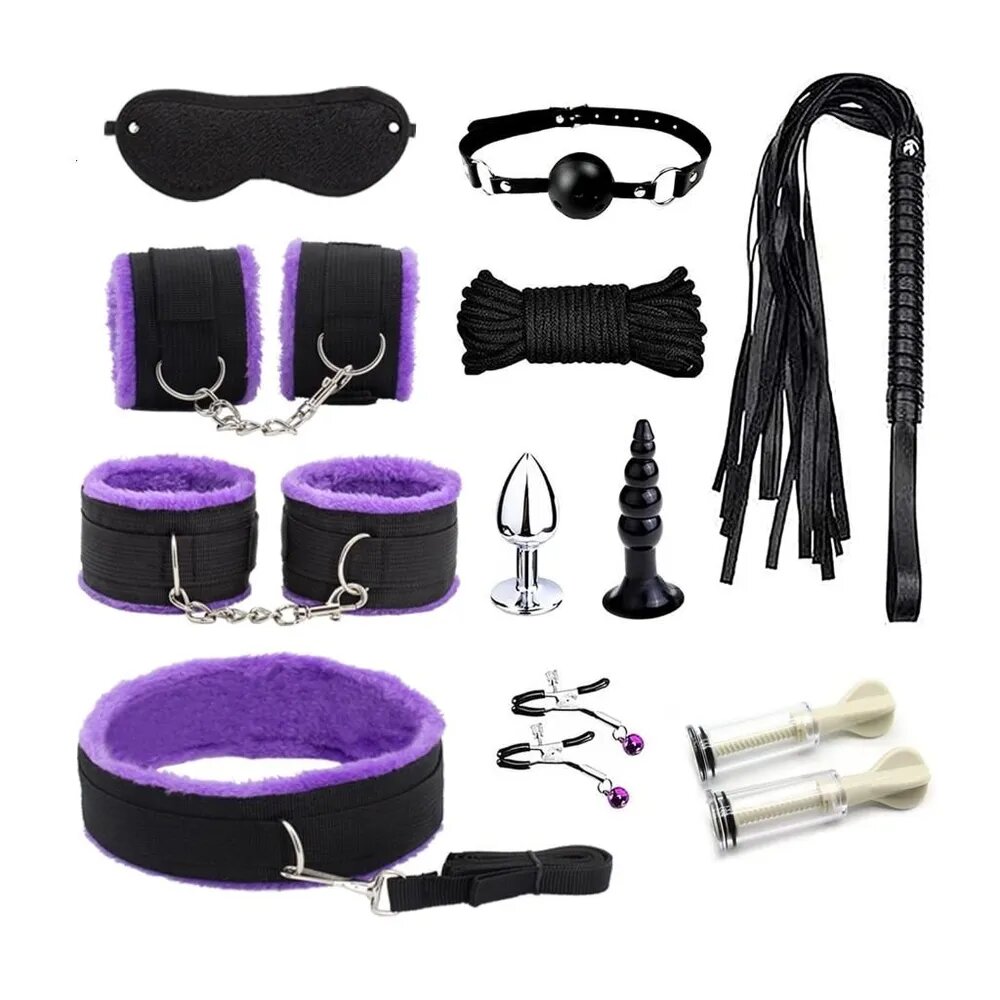 Бондажный набор BDSM, Фиолетовый