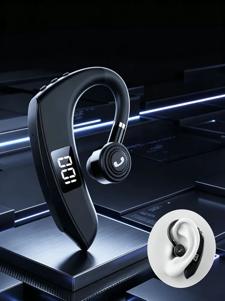 Наушники беспроводные с микрофоном K27, Bluetooth, USB Type-C, черный
