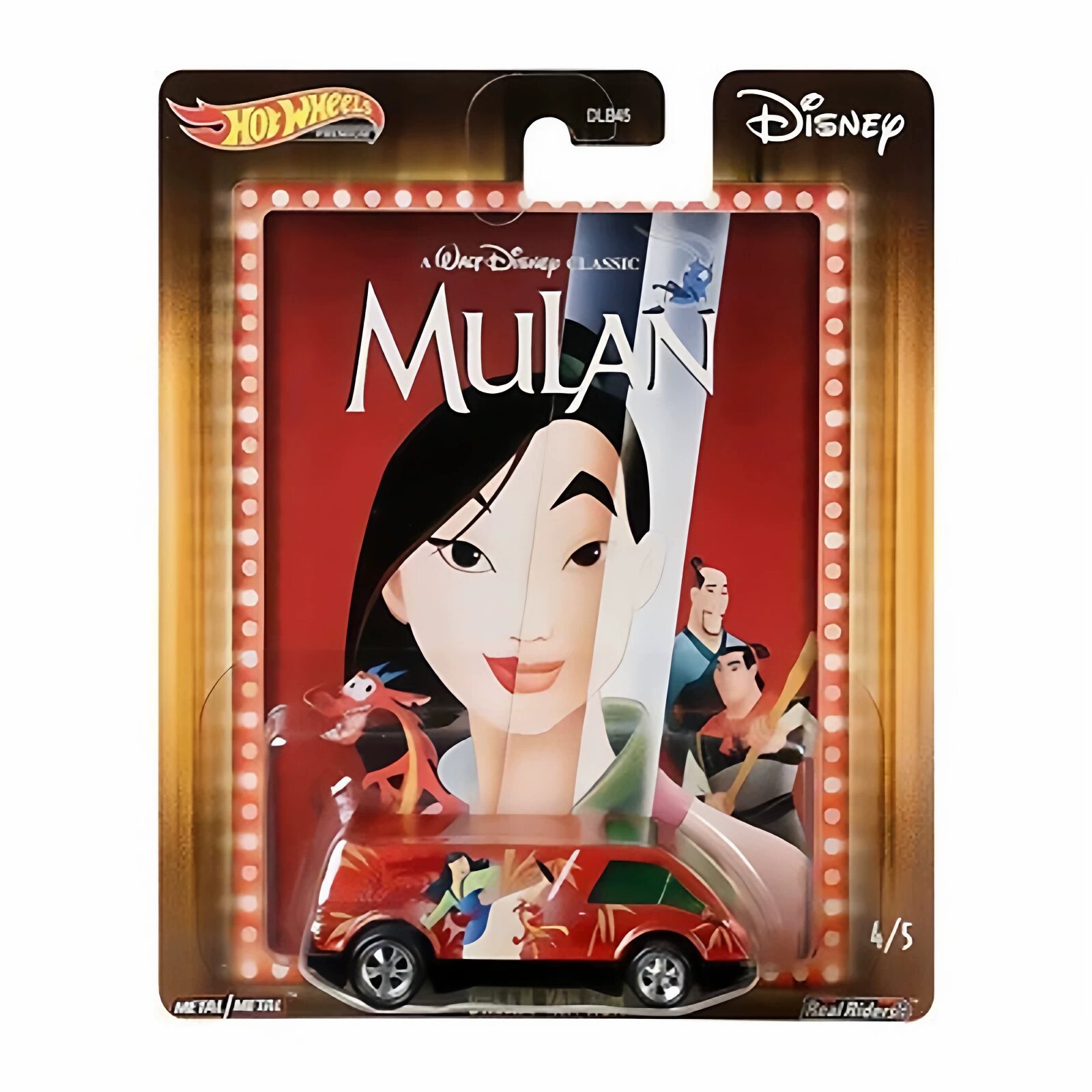 Hot Wheels DLB45 Mulan Set 1:64 Масштабная коллекционная модель из цинка