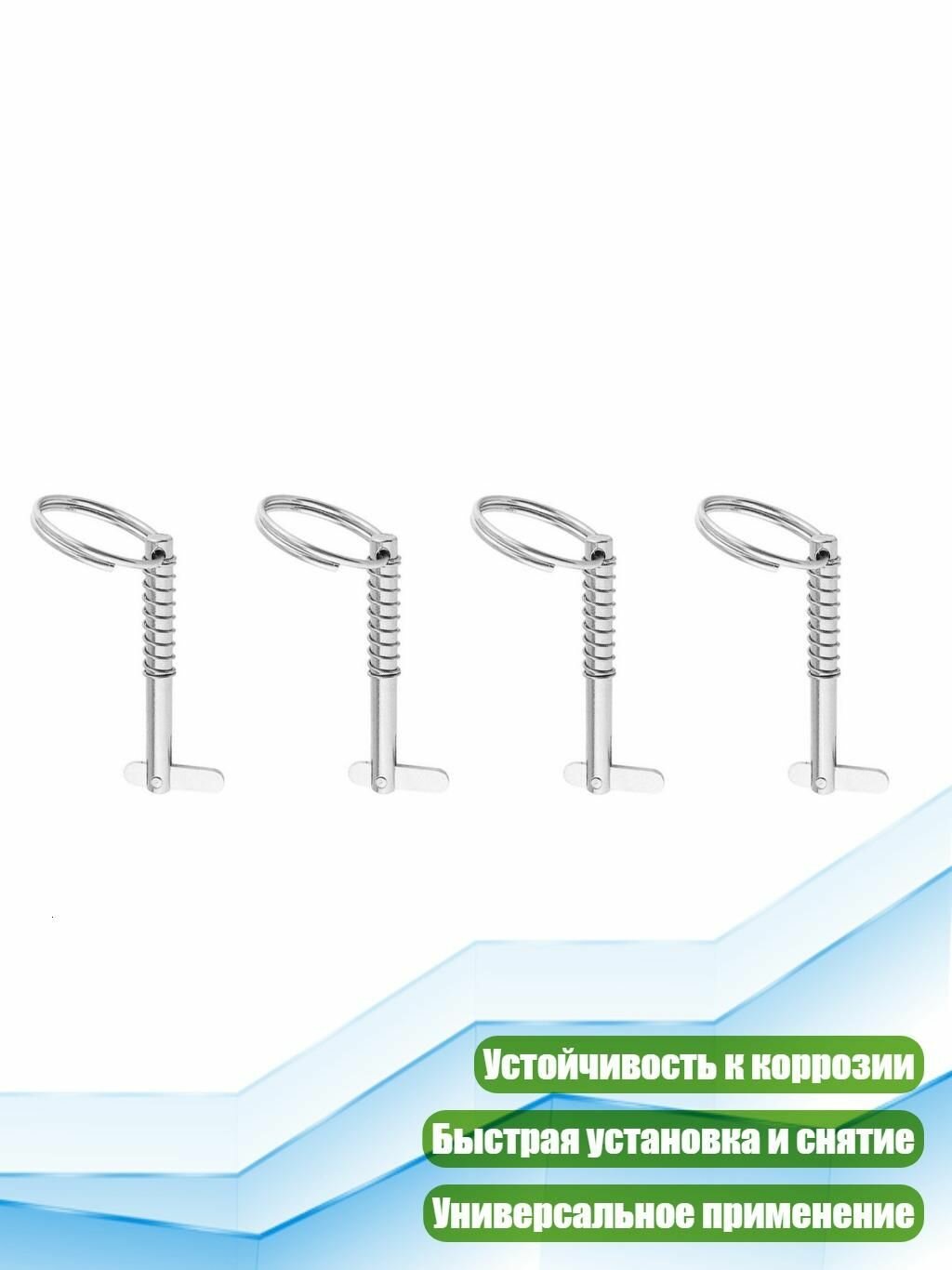 Быстроразъёмные штифты из нержавеющей стали (4 шт.)