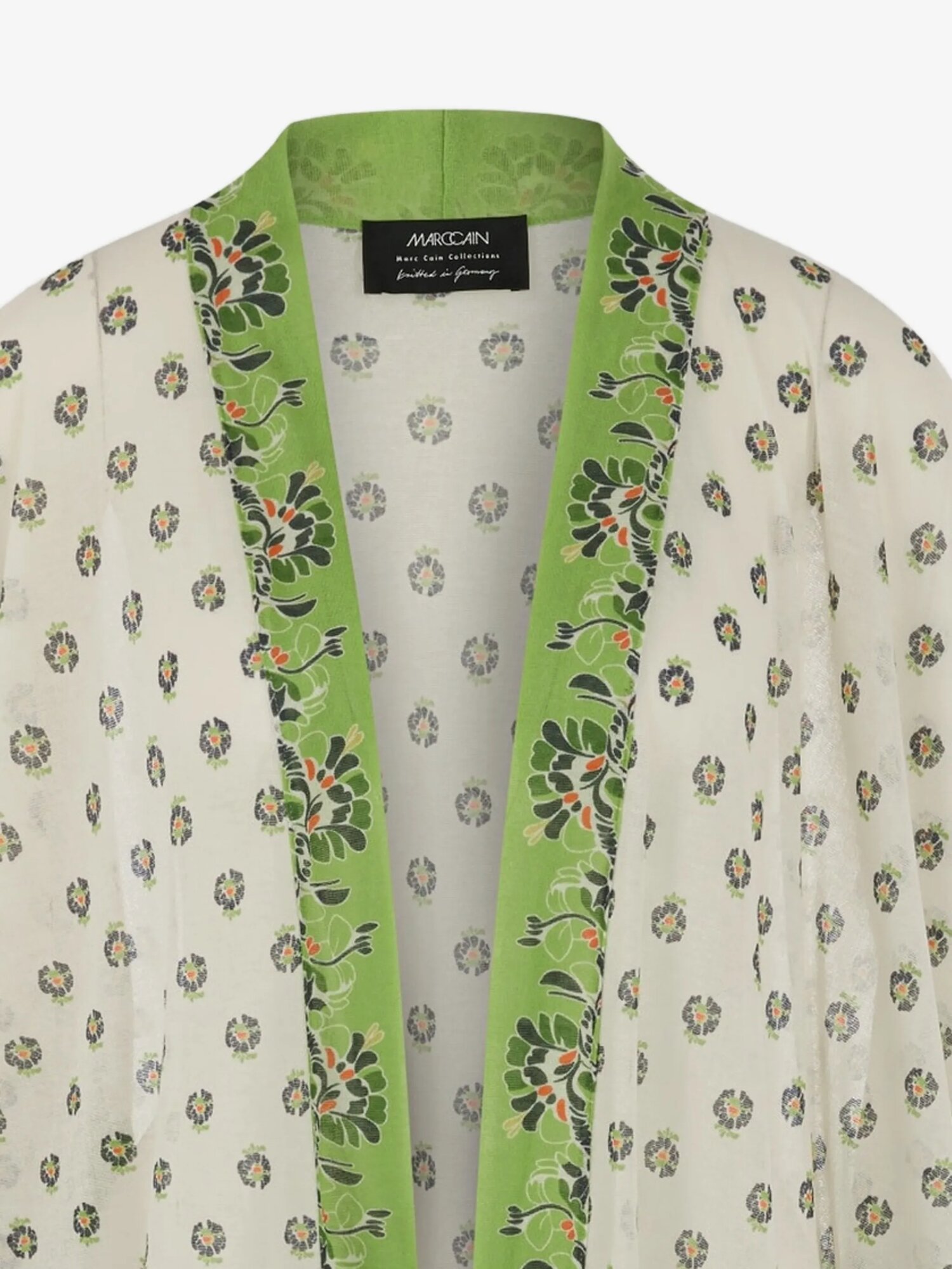 Накидка MARC CAIN Floral-print open-front cape, размер 42 — фото 1