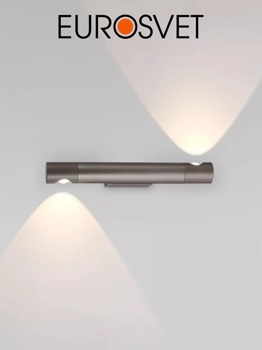 Бра / Настенный светодиодный светильник Eurosvet Tybee 40161 LED, 6 Вт, 4000K, поворотный механизм, цвет титан