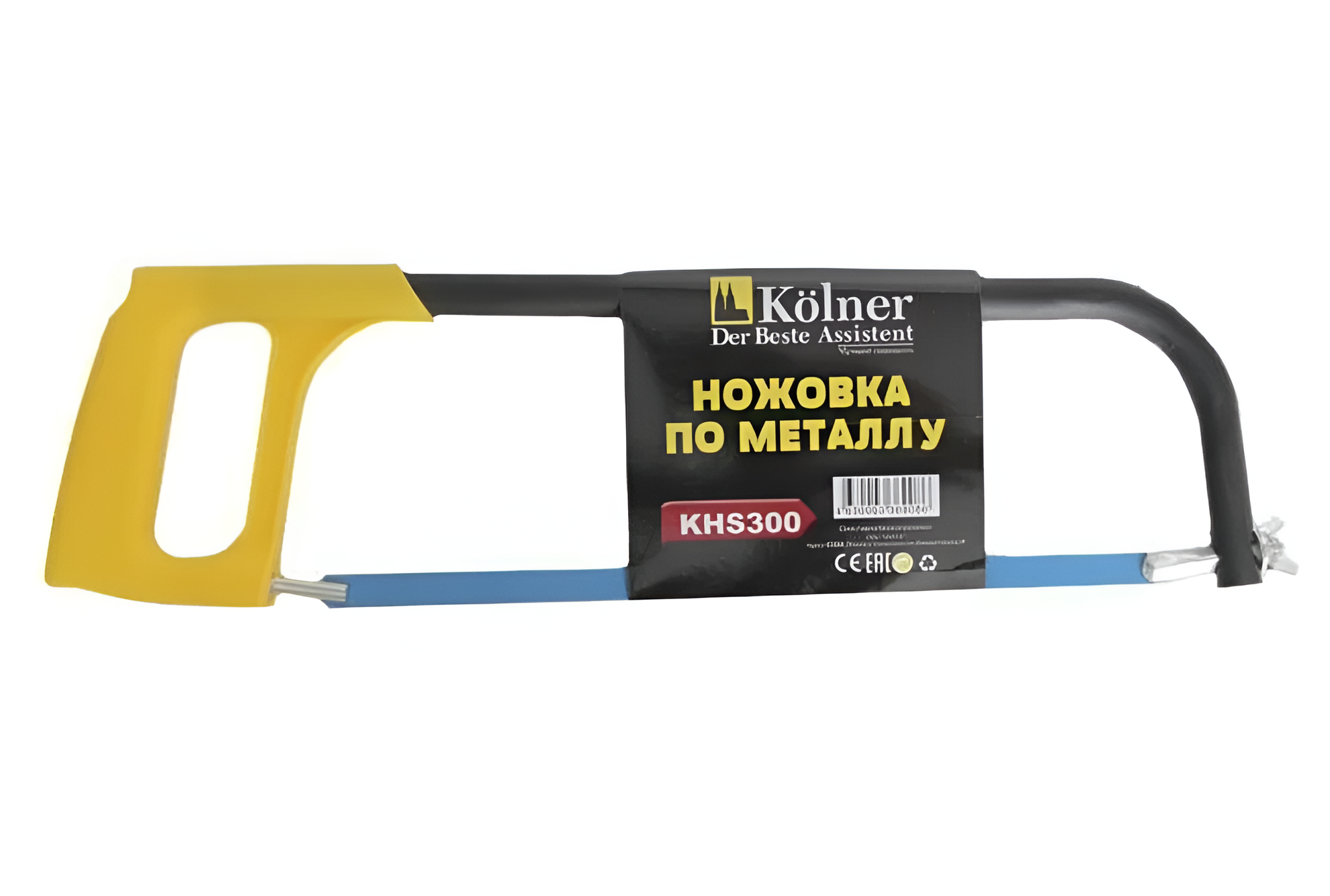 Ножовка Kolner KHS300 по металлу, биметаллическое полотно, длина 30 см