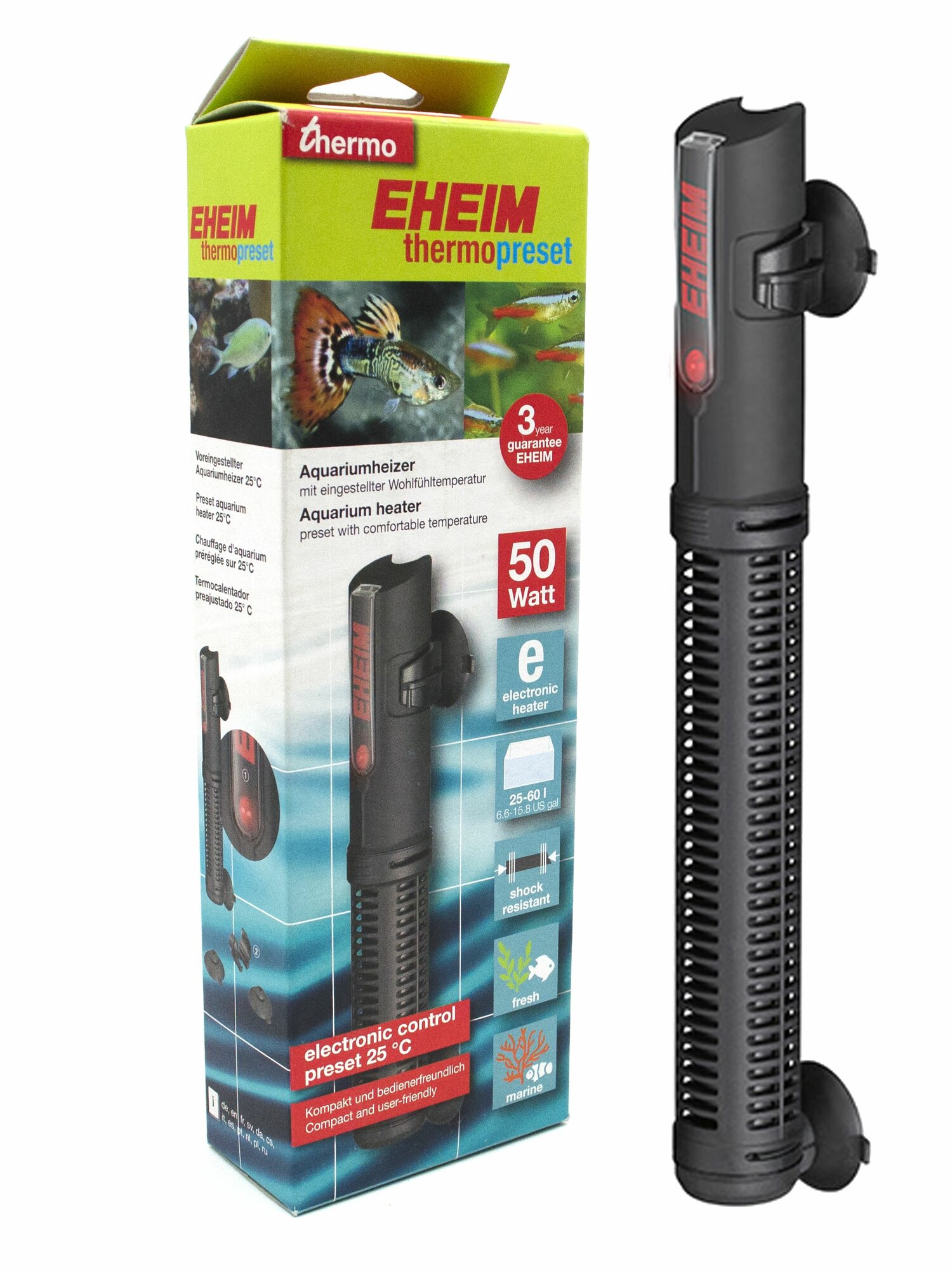 Eheim Thermopreset 50Вт нагреватель для аквариума