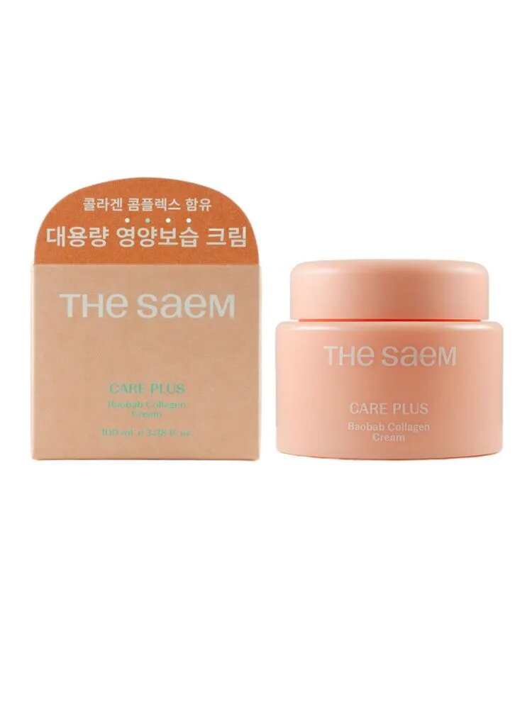 The Saem крем коллагеновый с экстрактом баобаба Care Plus Baobab Collagen Cream
