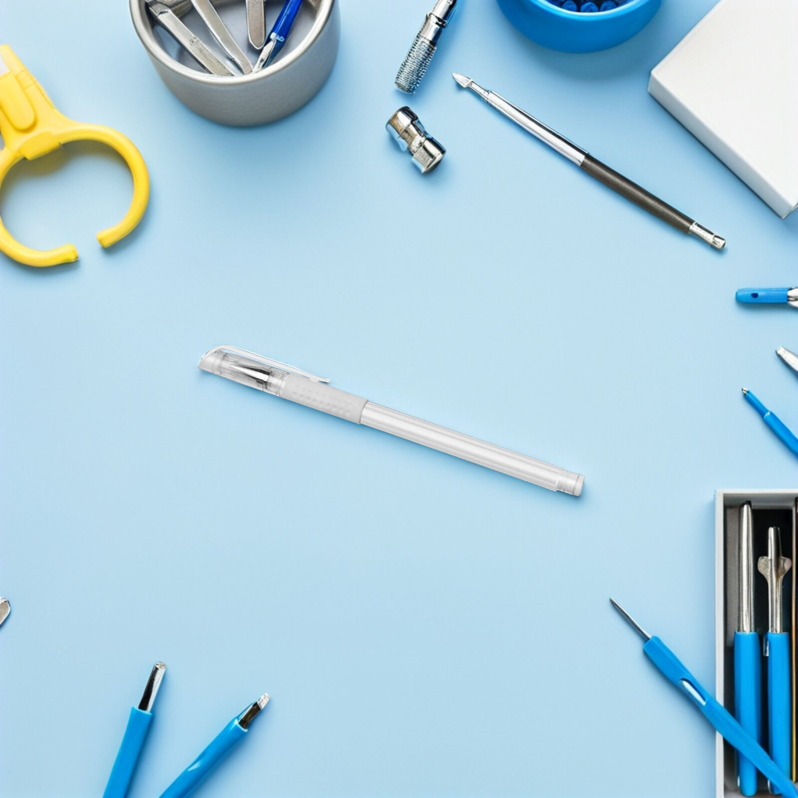 3 Штуки Маркер Для Бровей Перманентный Макияж Инструмент Для Разметки Татуажа Размер 15.00X1.00X1.00Cm