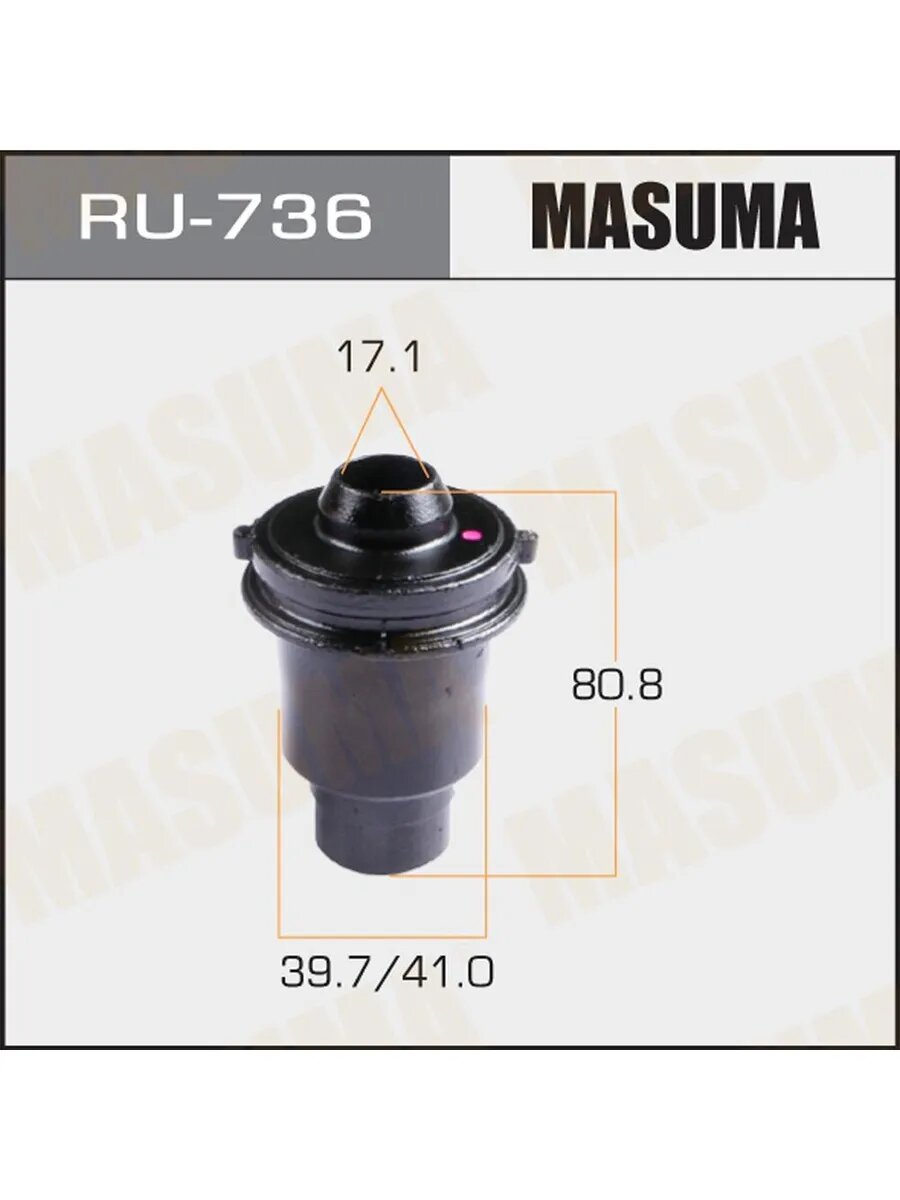 Сайлентблок подрамника для а/м Nissan Note 05-12, Tiida, арт. RU736
