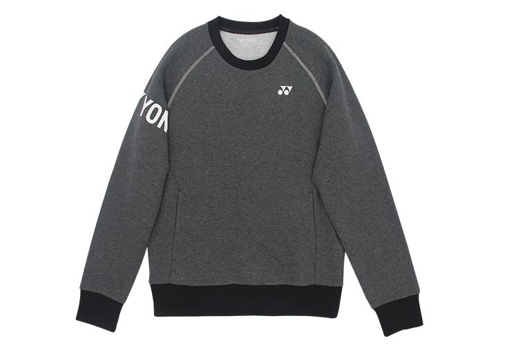 Свитшот YONEX Carbon Gray Crew Neck Thickened Regular, 1 шт.