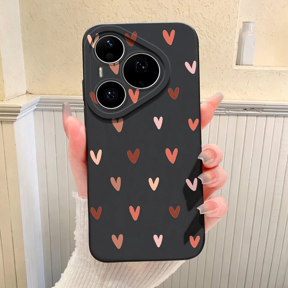 Чехол для Huawei Pura 90 Pro Max 90Pro с дизайном «Крутой котёнок и сердечки», TYB5, Pura 90 Pro 5G