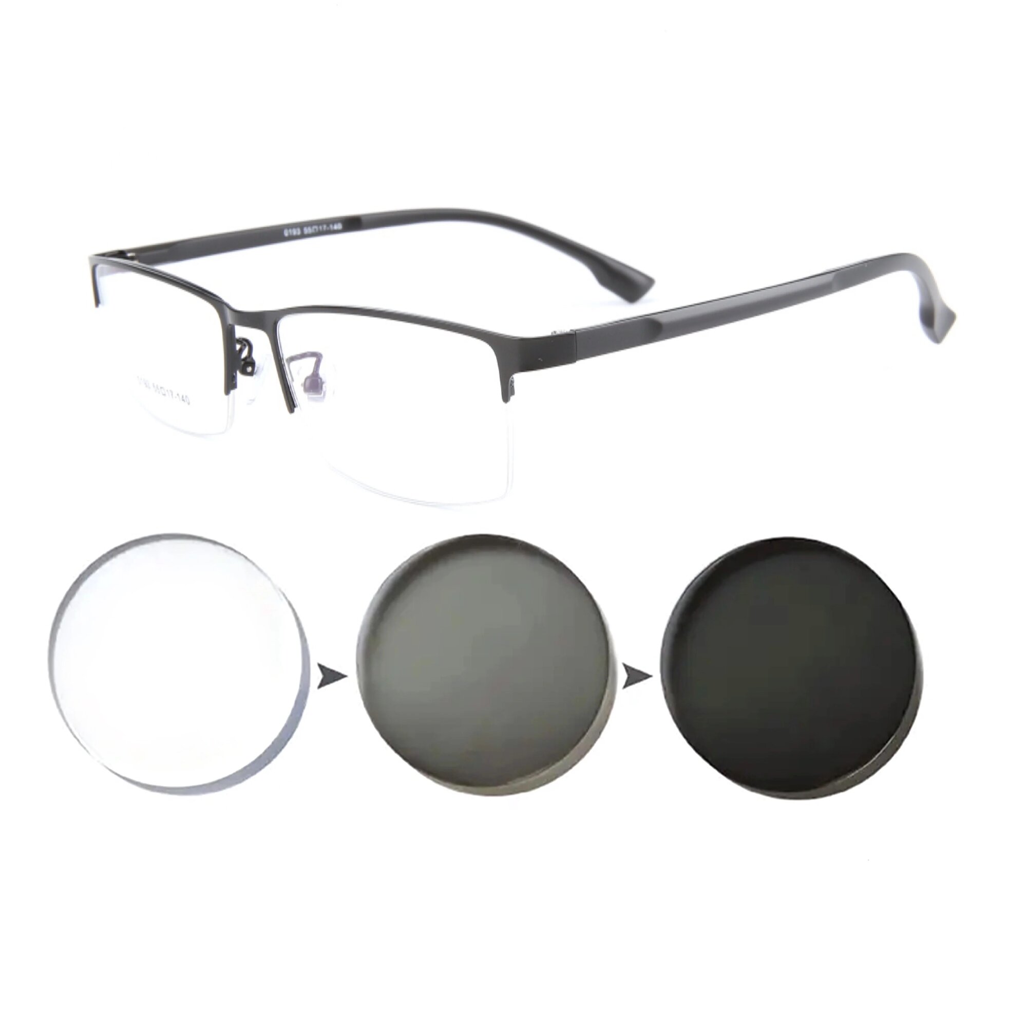 Очки Bolema для близорукости Myopia-2.25, цвет оправы 0193 heise