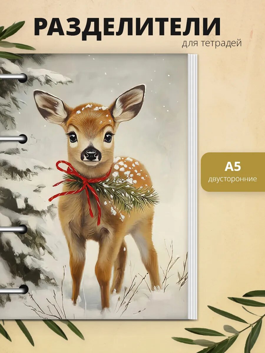 Разделители pinterest для тетради А5, из пинтерест