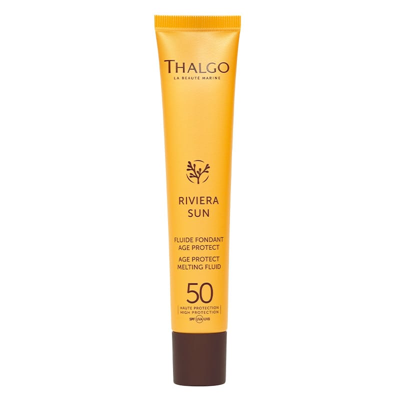Средство солнцезащитное Thalgo Age Protect Melting Fluid SPF 50, легкий против морщин флюид для лица SPF 50, 50 мл
