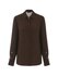 Рубашка LIU JO Button-cuff shirt, размер 46, brown