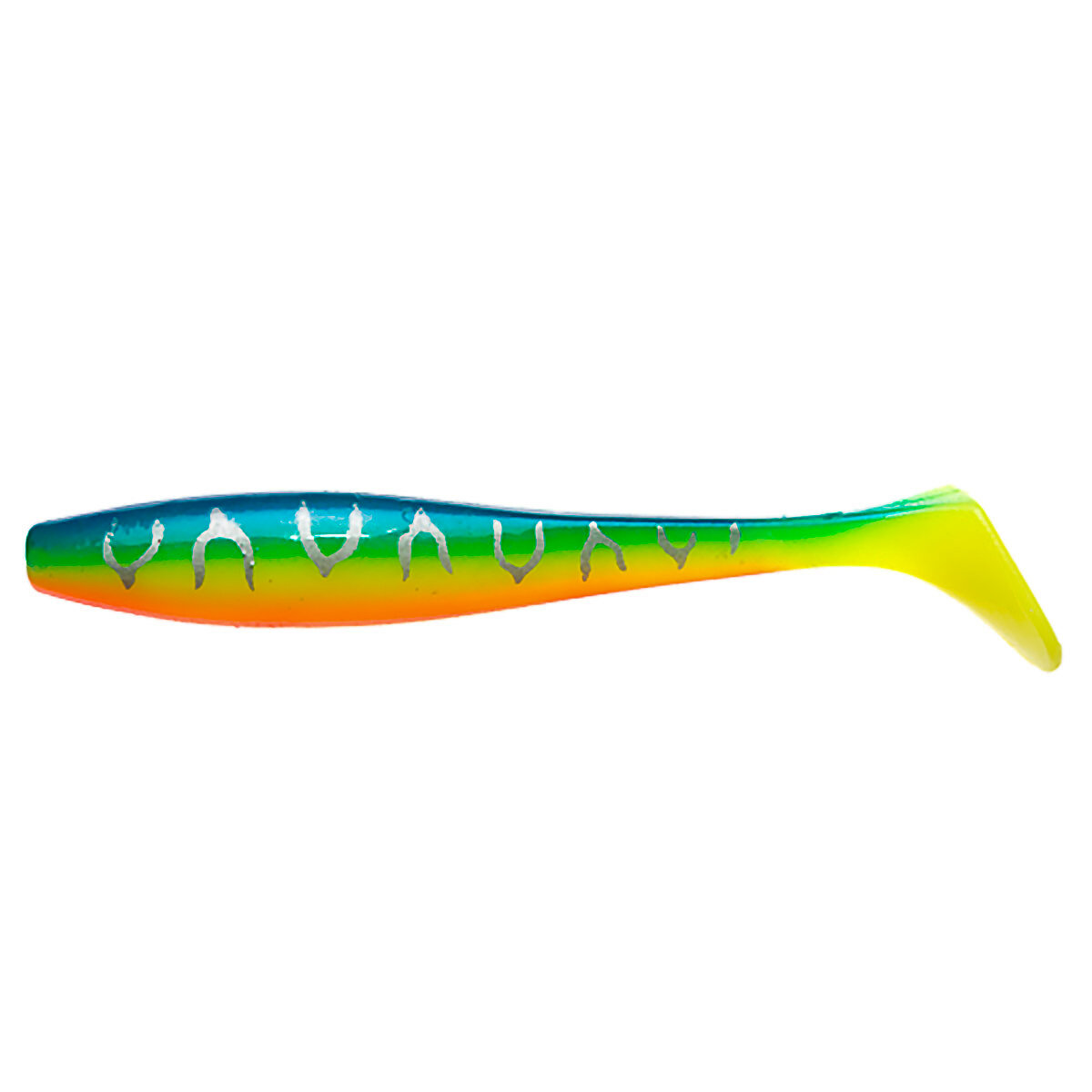 Виброхвосты Narval Choppy Tail 14см цвет 002 (Blue Back Tiger) (3шт)