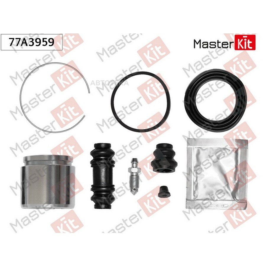 Ремкомплект тормозного суппорта+поршень Nissan PATROL GR IV (Y60 GR) MASTERKIT 77A3959