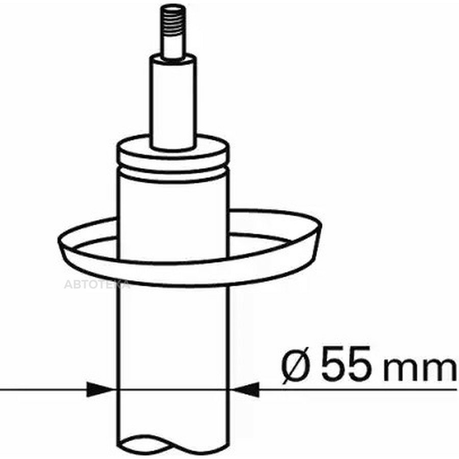 Амортизатор подвески передн VW: GOLF V GOLF VI VW JETTA VI (162) 16 04.10- SACHS 312615