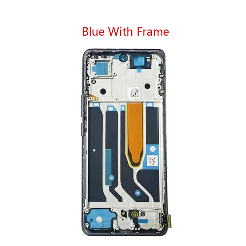 6.7 - дюймовый AMOLED для Oppo Realme 10 Pro + Plus RMX3687 RMX3686 LCD дисплей сенсорный дисплей Компонент оцифровки синий