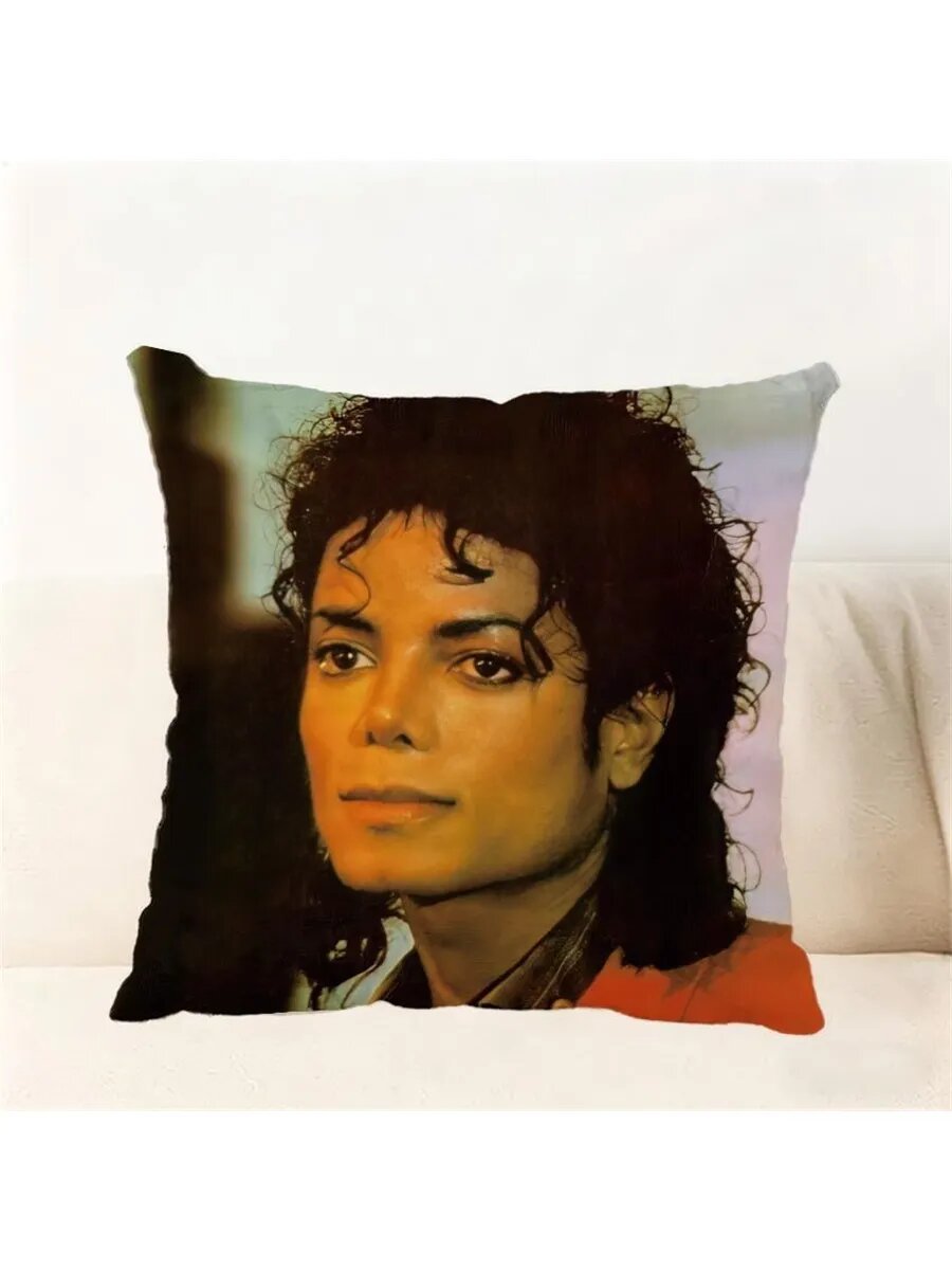 Наволочка Michael Jackson подушка на диван45x45 декоративная