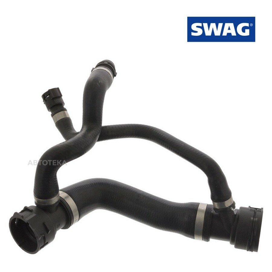 Патрубок от радиатора к водяному насосу BMW E60 2.5/3.0L 2005 - 2009 SWAG 20945817