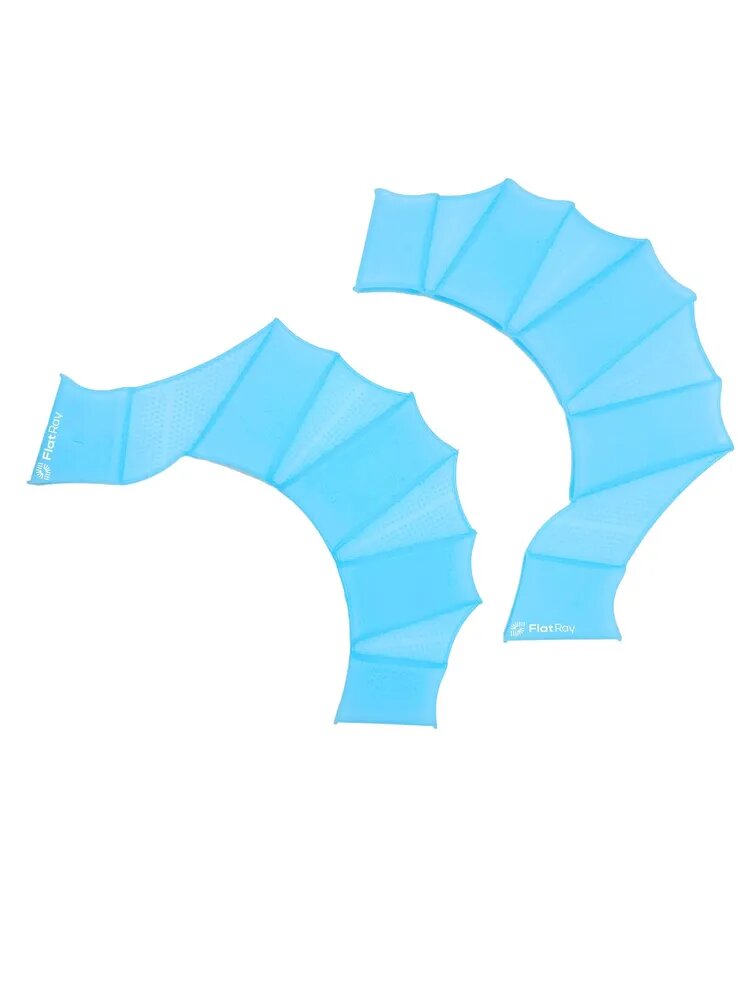 Перепонки для плавания силиконовые (взрослые) Flat Ray Silicone Paddles, размер L