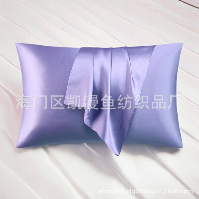Наволочка Одноместный Ice Silk Satin Silk PillowcaseНаволочка Одноместный Ice Silk Satin Silk Pillowcase