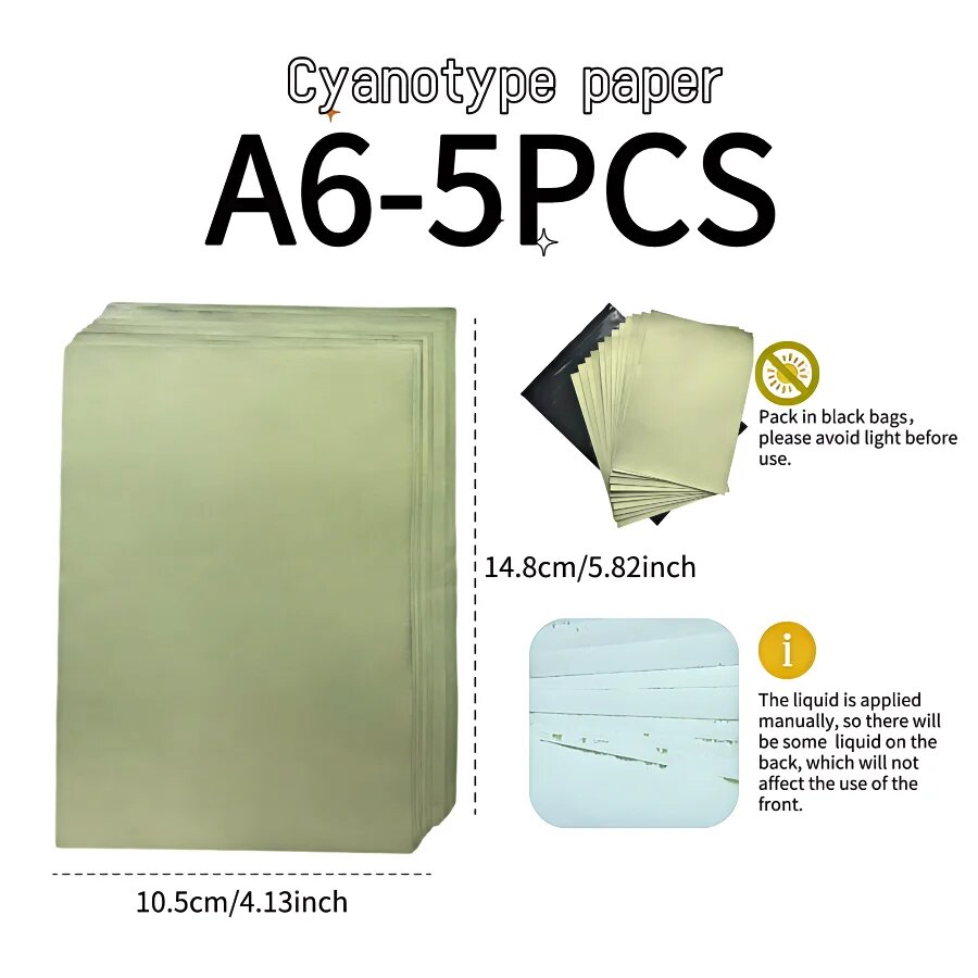 Бумага для цианотипии Sun Print LS007 A6-5