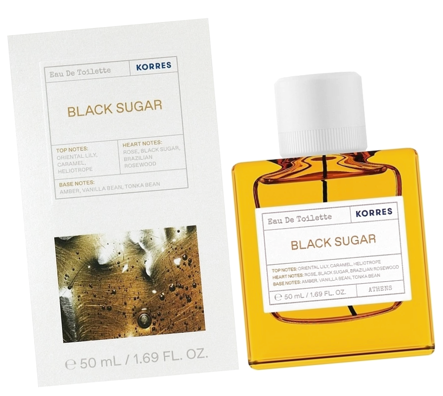 Коррес Черный Сахар аромат 50 мл для женщин и мужчин - Korres Black Sugar