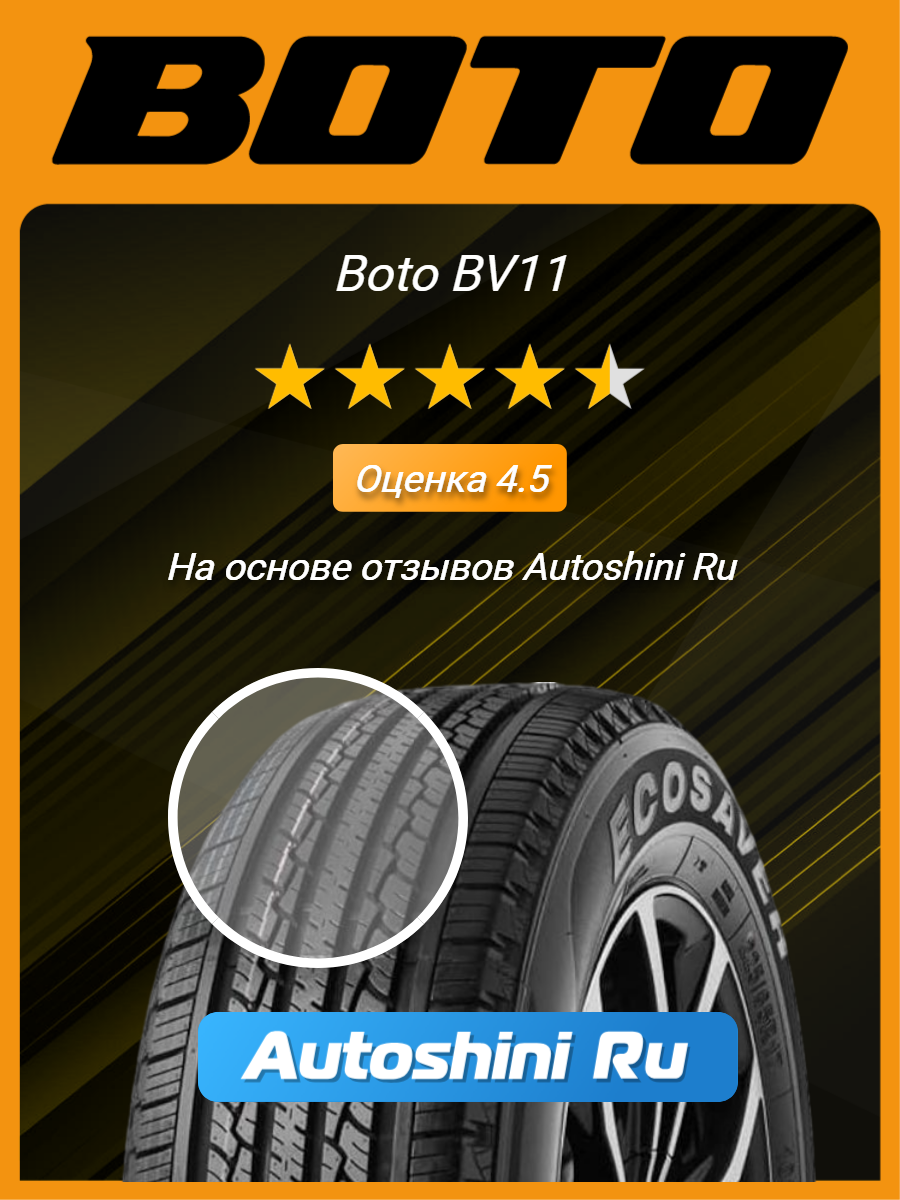 Шины летние Boto BV11 245/50 R20 102V