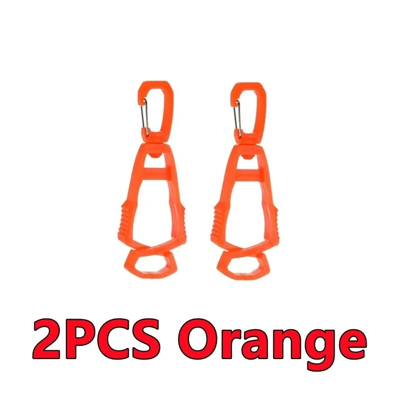 Держатель для перчаток из пластика Оранжевый, 2PCS Orange