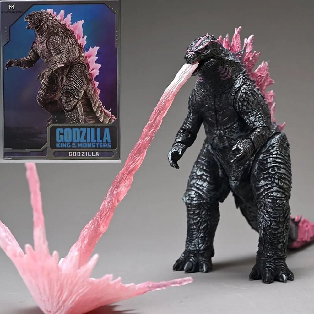 NECA Годзилла и Конг: Новая Империя Коллекционная подвижная фигурка Розовый Годзилла V2.