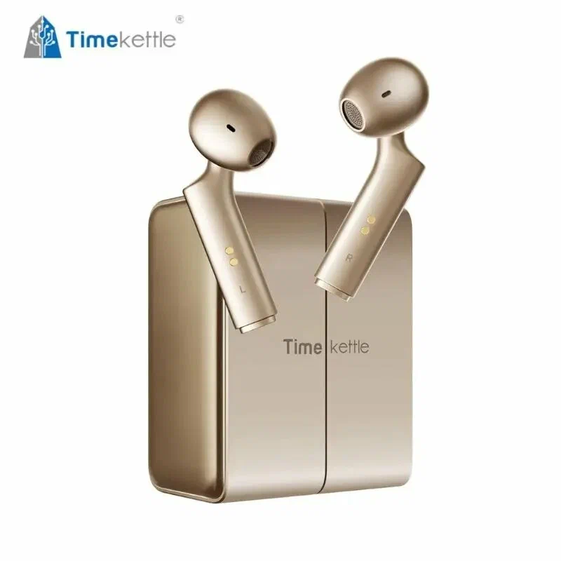 Наушники-переводчики Timekettle W4 международная версия, ИИ-синхронный перевод, костная звуковая технология, DESERT GOLD