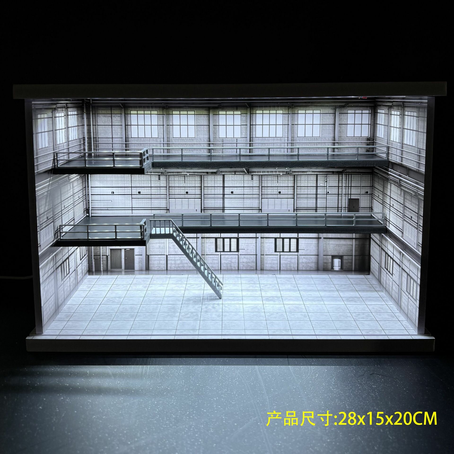 Car Bay Гараж для машинок 1:64. ручная работа (Без модели автомобиля). Игрушечный гараж для моделек. Подарок мальчику