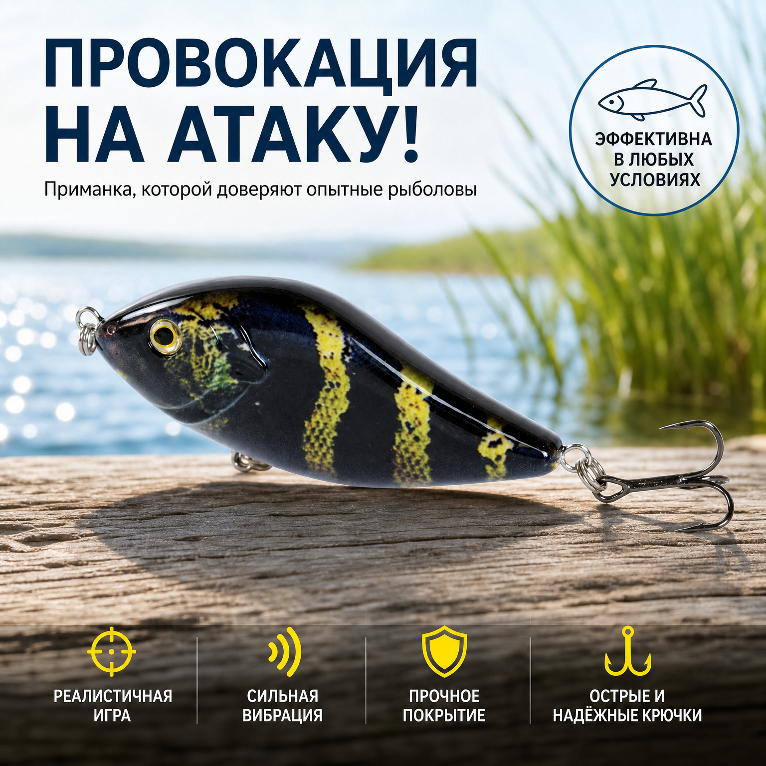 Джеркбейт на щуку, тонущая приманка, 12 см, 52 г (Цвет товара: jkb120-03&12cm 52g; Длина: 120 мм)